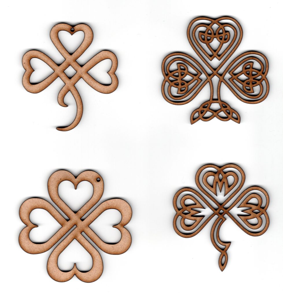 Celtic Irish Shamrock Clover Ornaments - Merchlet