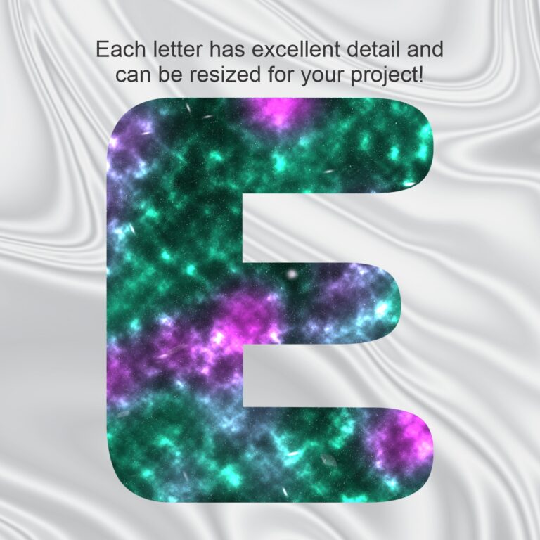 Coiny Galaxy 6 – DIGITAL Clipart Letters and Numbers - Merchlet